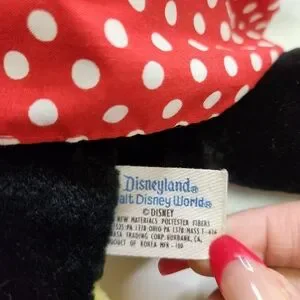 Disney | Toys | Vintage Walt Disney Minnie Mouse Stuffed Animal Plush ...